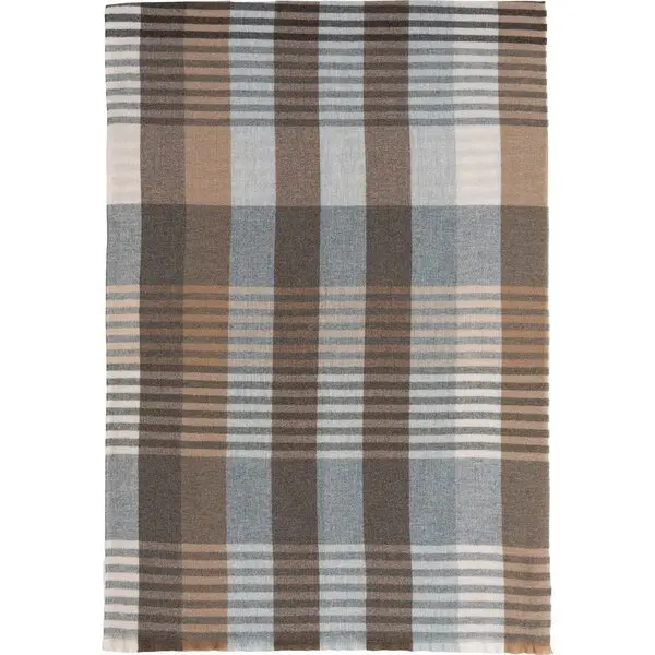 Echo Gramercy Plaid Wrap - Grey Heather