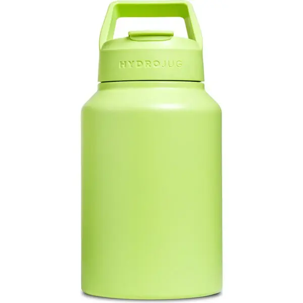 HYDROJUG Sport Half Gallon Water Bottle With Straw 64oz - Honeydew