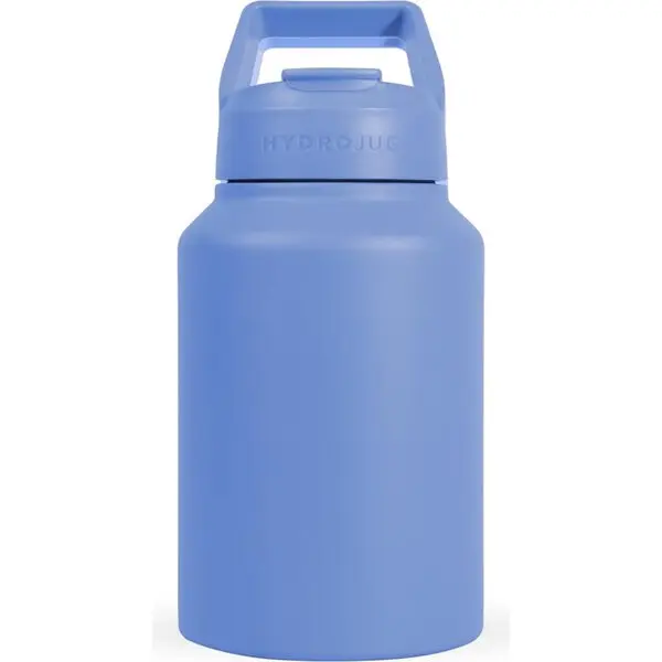 HYDROJUG Sport Half Gallon Water Bottle With Straw 64oz - Light Blue