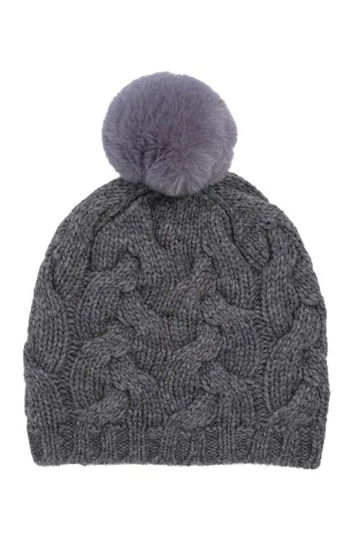 Echo Park Cable Beanie - Dark Grey