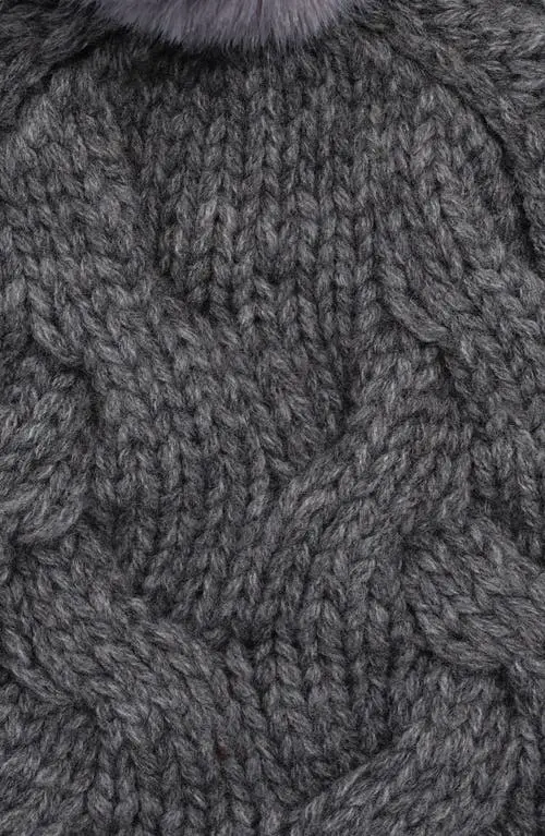 Echo Park Cable Beanie - Dark Grey