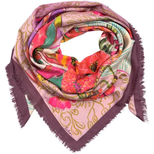 Echo Dusk Bouquet Oversized Square - Fig