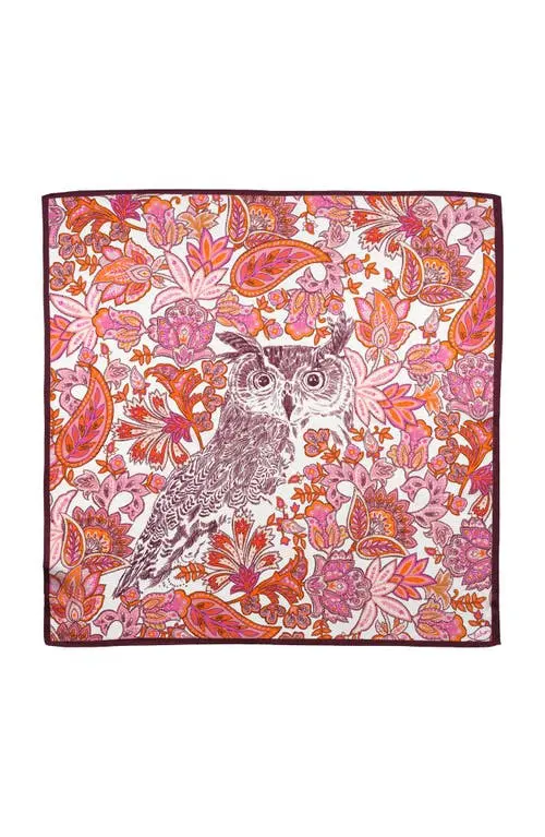 Echo Flaco Silk Bandana - Rose Violet