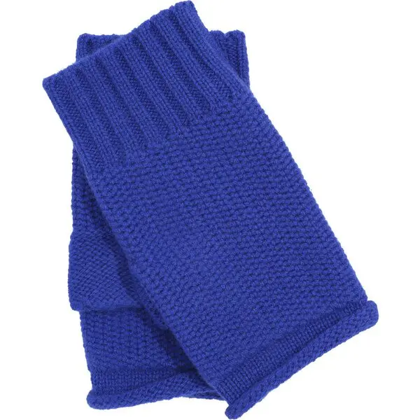 Echo The Crosby Knitted Handwarmers - Abyss Blue
