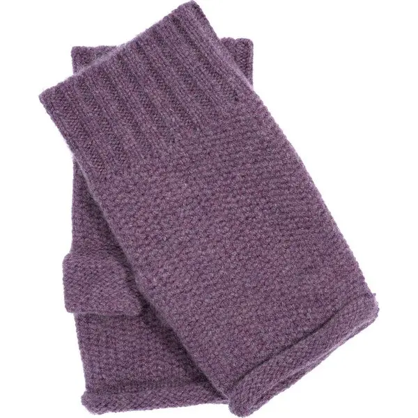 Echo The Crosby Knitted Handwarmers - Amethyst