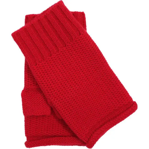 Echo The Crosby Knitted Handwarmers - Cherry