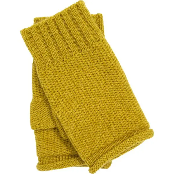 Echo The Crosby Knitted Handwarmers - Citron