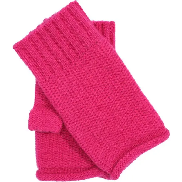 Echo The Crosby Knitted Handwarmers - Dahlia