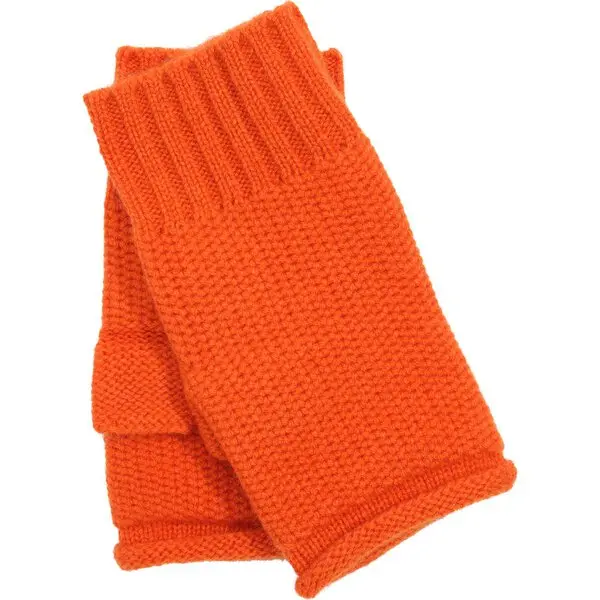 Echo The Crosby Knitted Handwarmers - Harvest Pumpkin