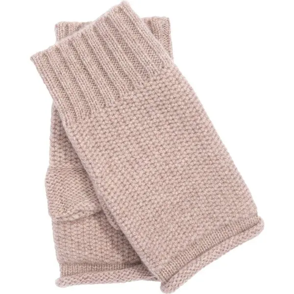 Echo The Crosby Knitted Handwarmers - Pebble