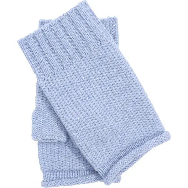 Echo The Crosby Knitted Handwarmers - Placid Blue