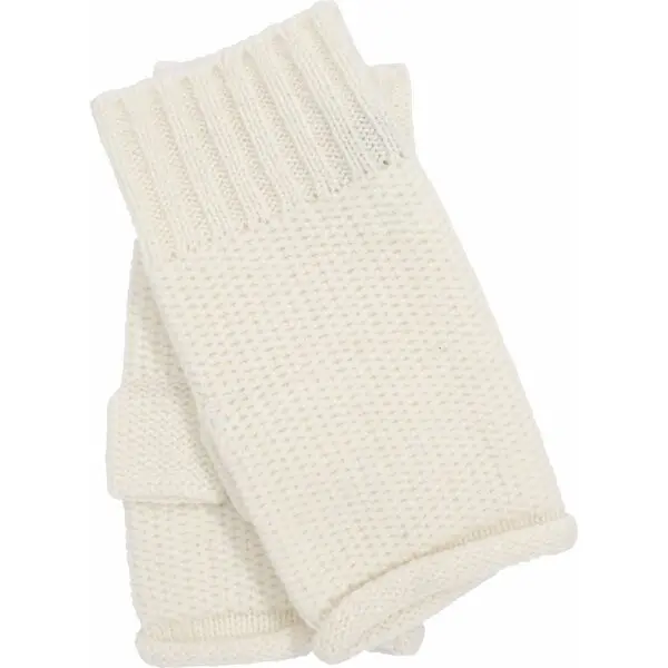 Echo The Crosby Knitted Handwarmers - Vanilla