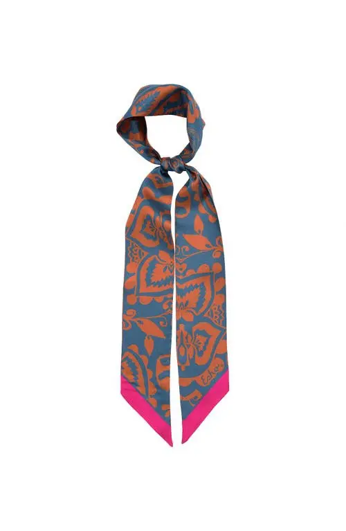Echo Park Paisley Ribbon Scarf - Stargazer Blue