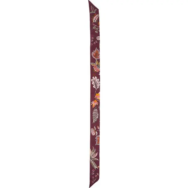Echo Falling Leaves Ribbon Scarf - Fig