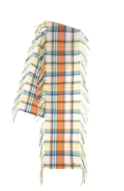 Echo Vintage Plaid Side Fringe - Multi