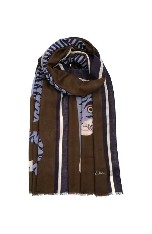 Echo Hear Me Roar Wrap - Olive