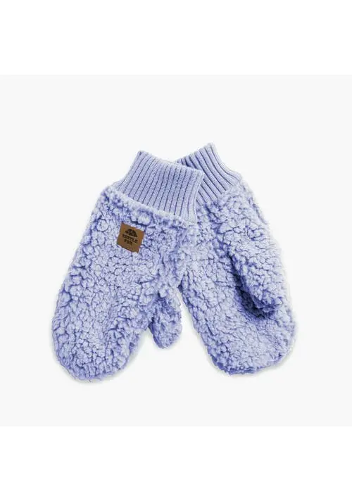Turtle Fur High Pile Fleece Mittens - Violet