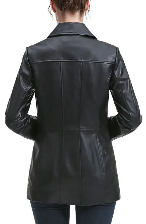 KIMI + KAI Ailany Leather Car Coat