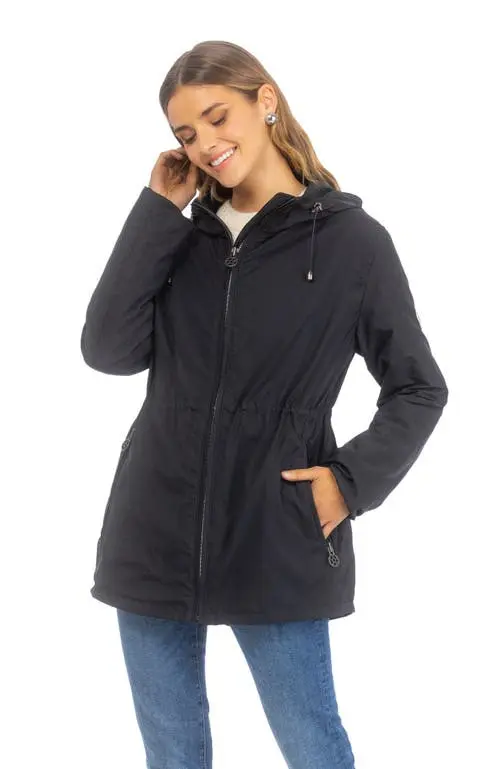Gorski Lightweight Zip-up Jacket With Hood