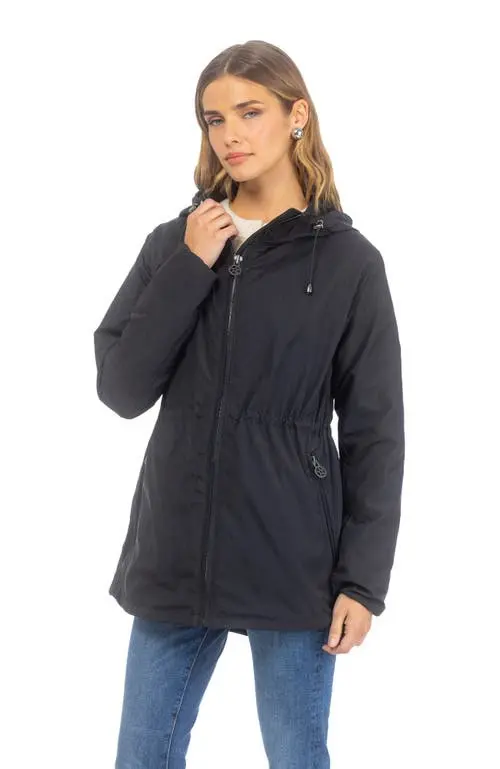 Gorski Lightweight Zip-up Jacket With Hood