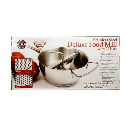 NORPRO 2 Quart Multi Purpose Food Mill With 2 Discs