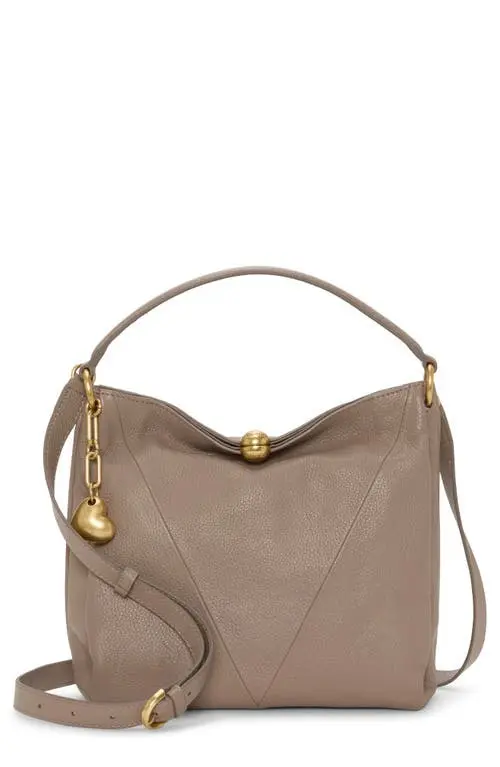Vince Camuto Medna Leather Shoulder Bag - Beige