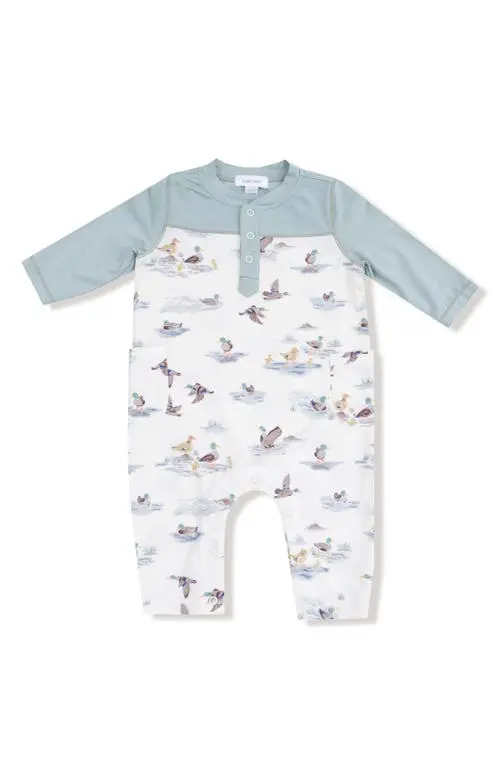 ANGEL DEAR Migrating Mallards Romper - Ivory