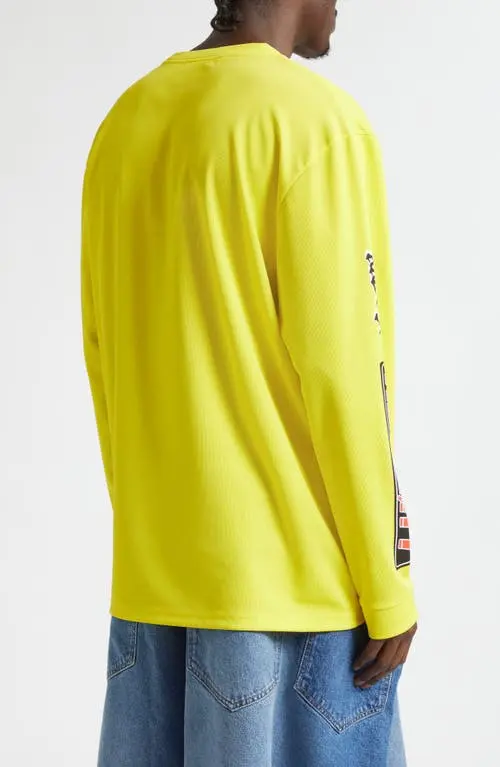 LU'U DAN Motocross Oversize Long Sleeve Graphic T-shirt