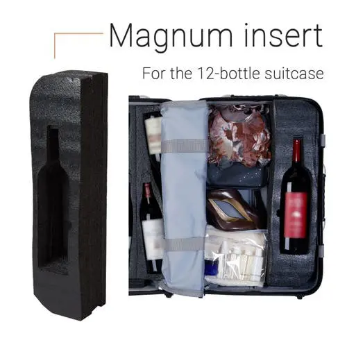VINGARDEVALISE Insert For Magnum Bottle