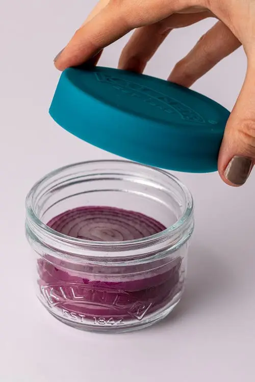 KILNER Storage Snack & Store Jars With Push Top Silicone Lids
