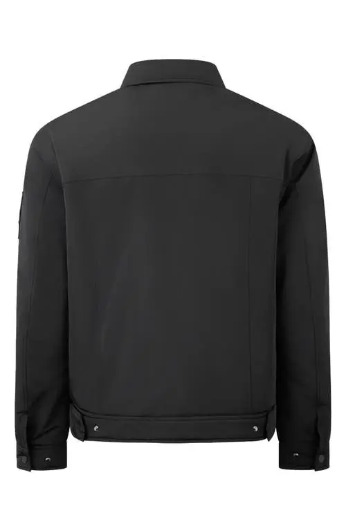 Moose Knuckles Jacque Bunny Water-resistant Faux-fur Lined Shirt Jacket