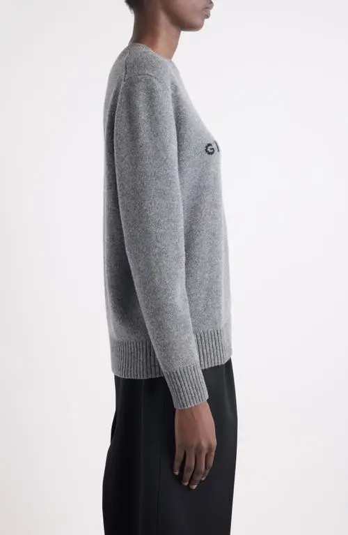Givenchy Logo Intarsia Wool & Cashmere Sweater