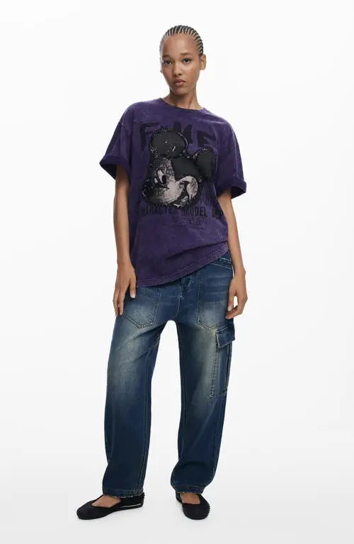 Desigual Graphic Cotton T-shirt