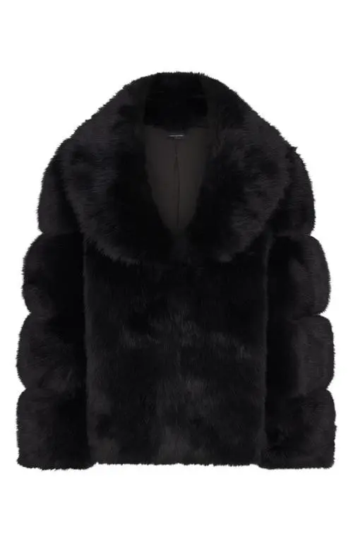 Naked Wardrobe Oversized Faux Fur Jacket
