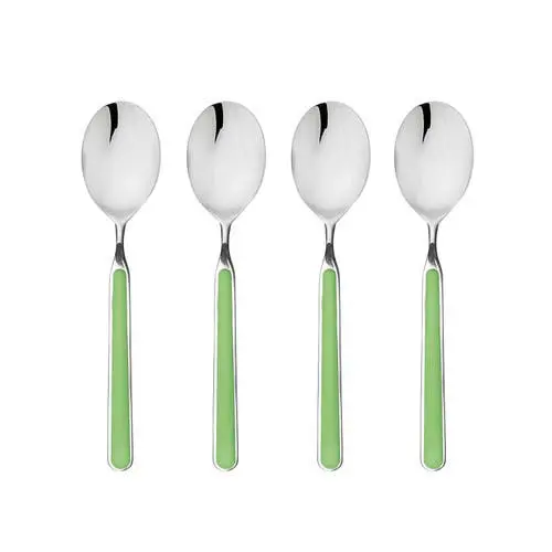 MEPRA Fantasia Coffee Spoon Set4 Pieces - Apple Green