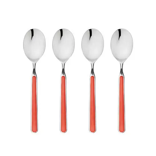 MEPRA Fantasia Coffee Spoon Set4 Pieces - New Coral