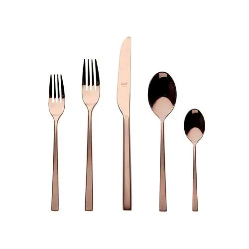 MEPRA Atena Flatware Set5 Pieces - Frozen Bronze