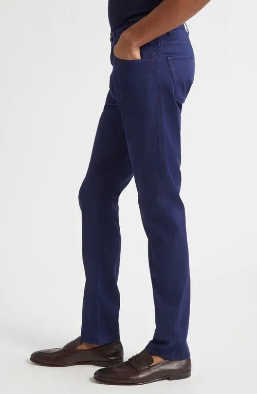 Isaia Five-pocket Stretch Cotton & Cashmere Pants