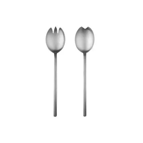 MEPRA Due Salad Serving Set2 Pieces - Ice Silver