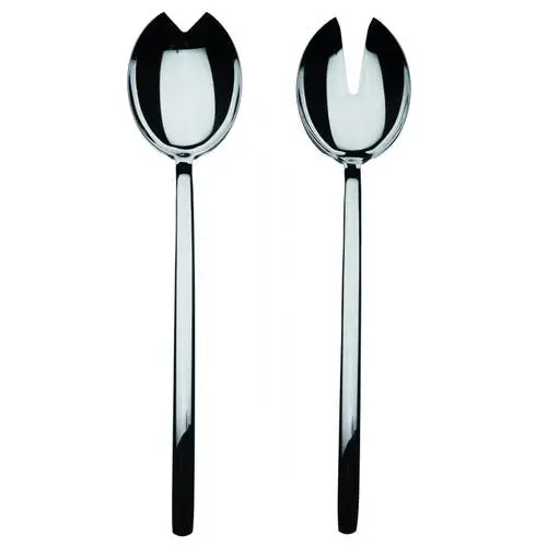 MEPRA Due Salad Serving Set2 Pieces - Silver