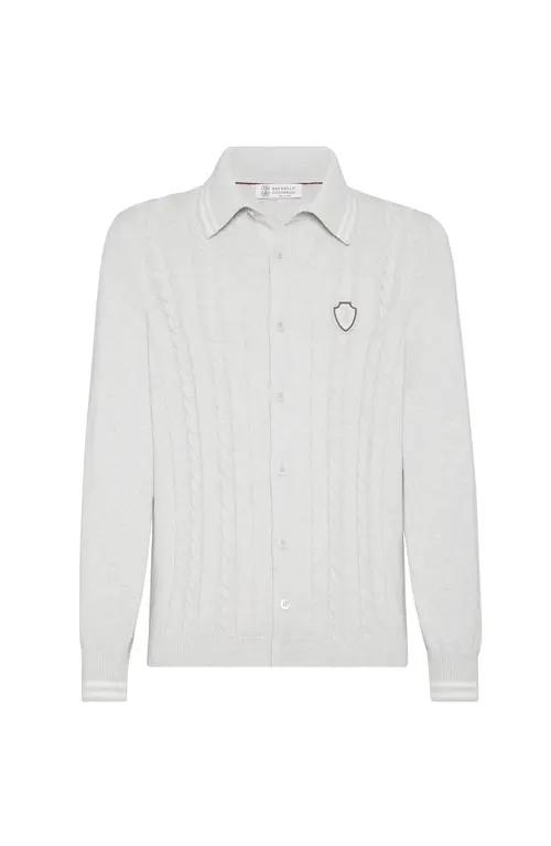 Brunello Cucinelli Knit Cotton Shirt