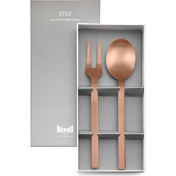 MEPRA Stile Pininfarina Serving Set2 Pieces - Ice Bronze