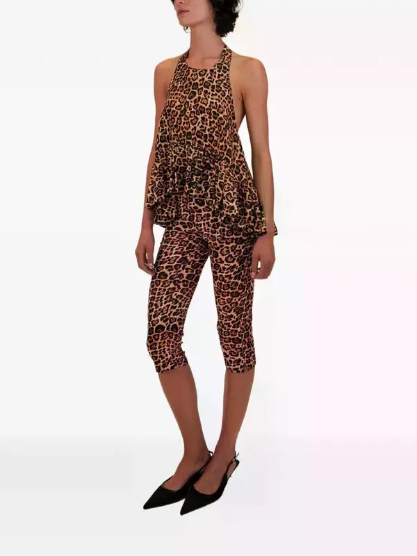 Azeeza Winston Silk Top - Brown