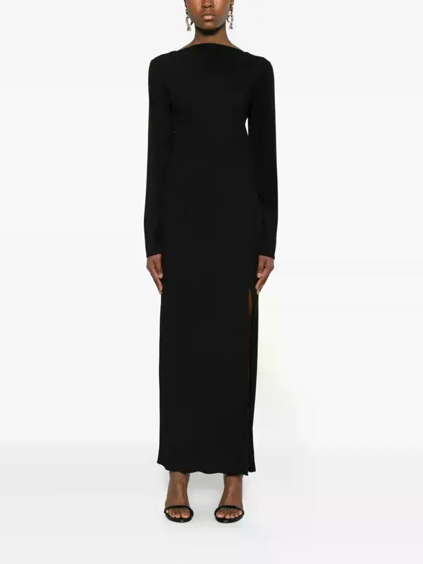 Patrizia Pepe Side-slit Maxi Dress