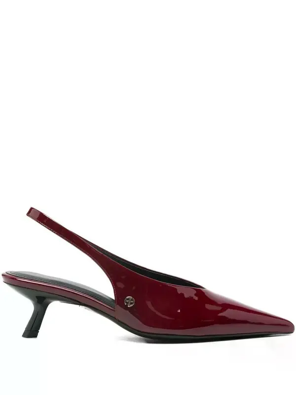 ANINE BING Slingback Kitten Heel Pumps