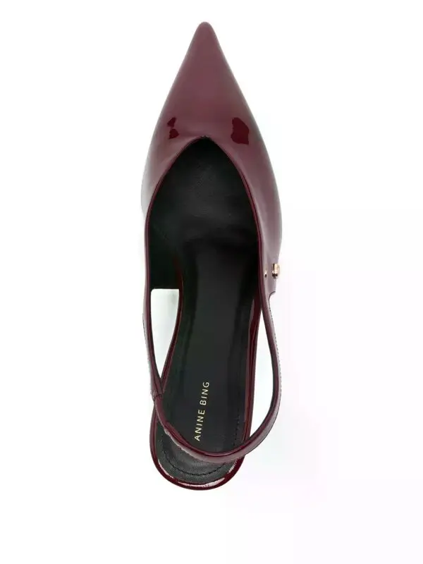ANINE BING Slingback Kitten Heel Pumps