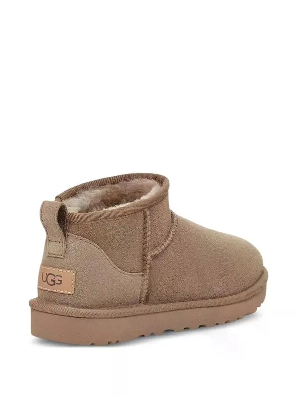 UGG Suede Boots With Folded Cuff - Brown