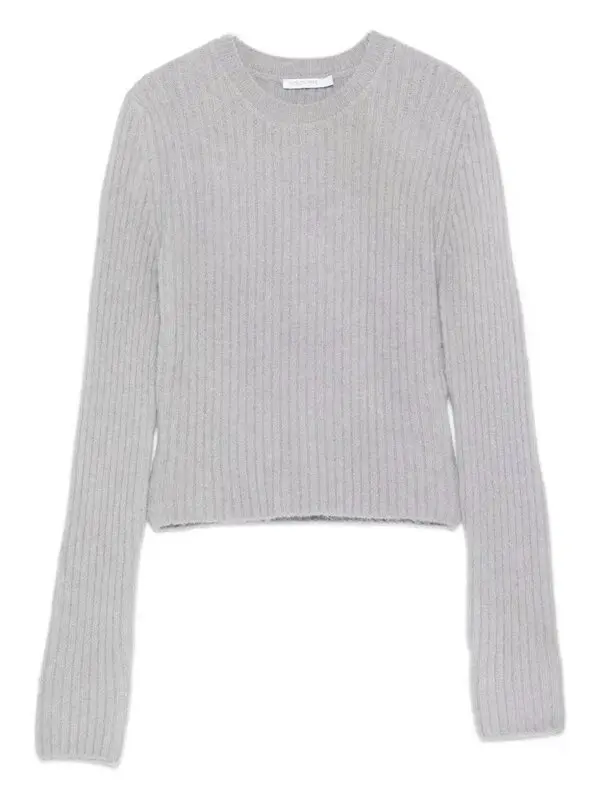 Patrizia Pepe Ribbed Crew-neck Sweater