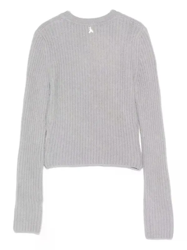 Patrizia Pepe Ribbed Crew-neck Sweater