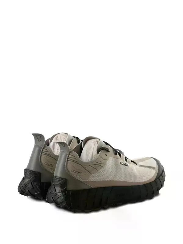 NORDA Panelled Lace-up Sneakers - Neutrals